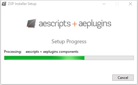 Расскажем о Aescripts aeplugins zxp installer setup что это